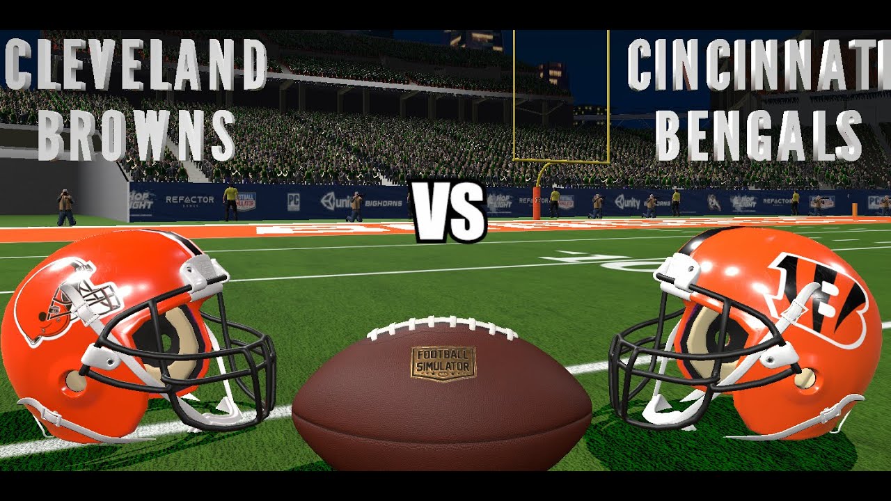 Halloween Special MNF CLE vs CIN | Football Simulator NFL MOD - YouTube