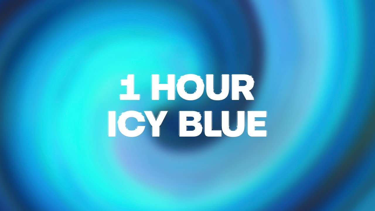 1 HOUR Icy Blue: A Tranquil Hour of Cool Hues #screensaver #4k #relax ...