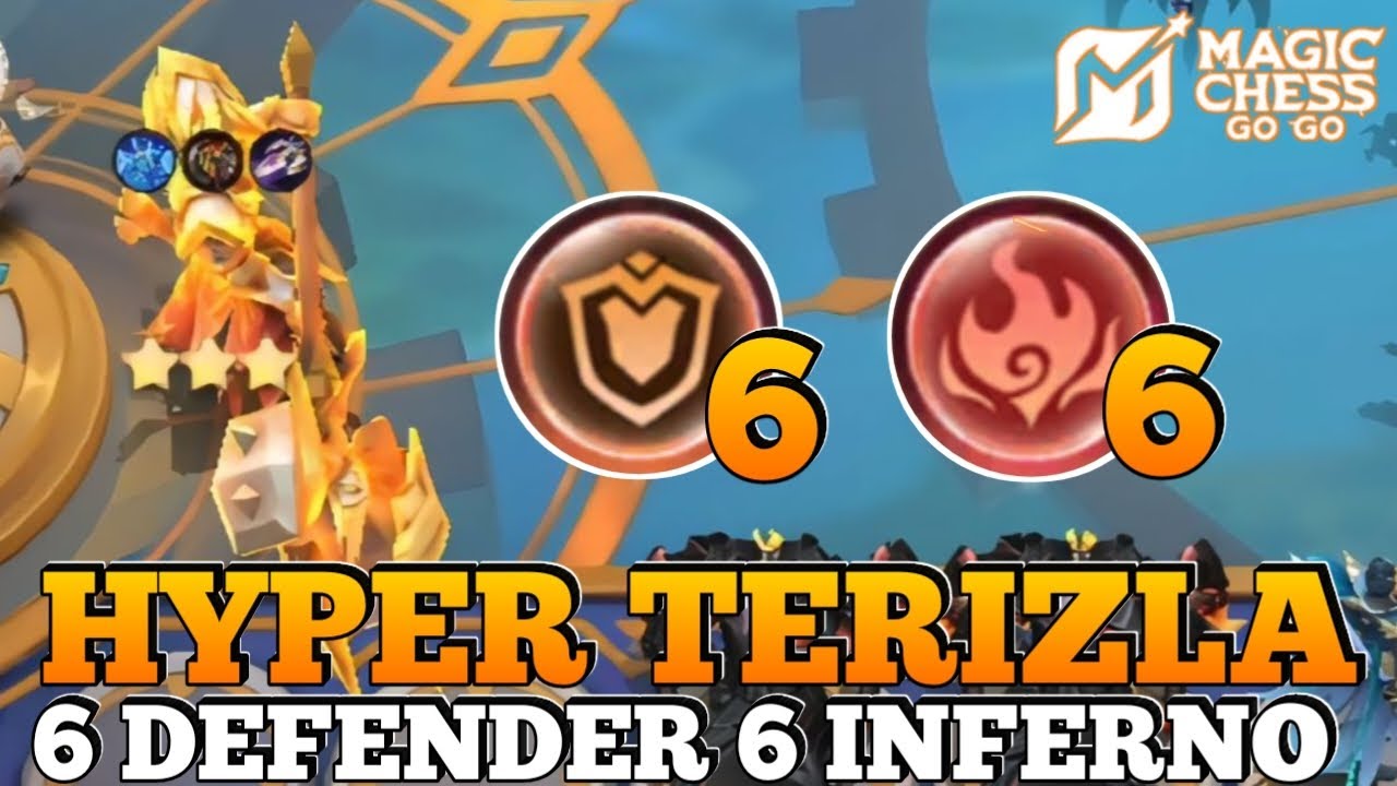 HYPER TERIZLA KUAT DAN SAKIT !! 6 DEFENDER 6 INFERNO !! COMBO MAGIC ...