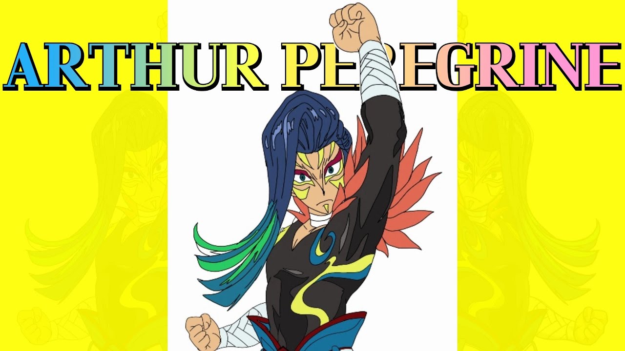CARA MEMBUAT GAMBAR BAYBLADE ARTHUR PEREGRINE - YouTube