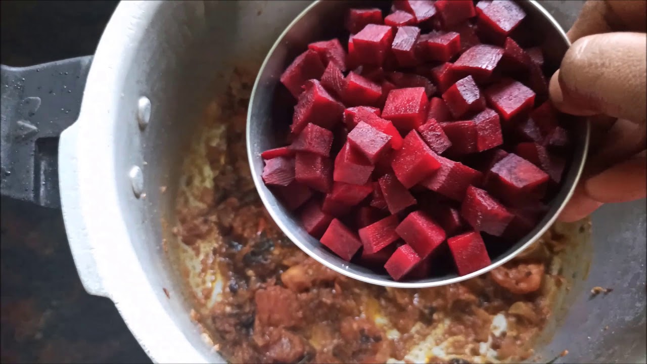 How to make beet root rice | beet root rice செய்வது எப்படி - YouTube