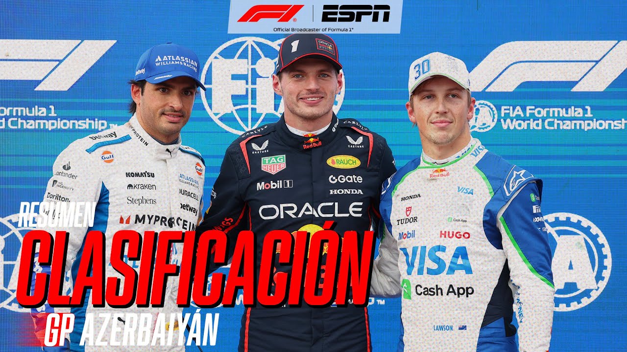 ¡MAD MAX AL VOLANTE! VERSTAPPEN SE QUEDÓ CON LA POLE POSITION EN BAKÚ ...