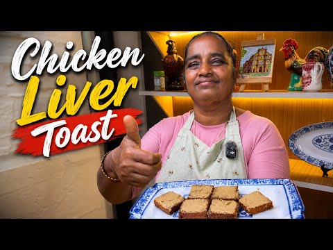 Chicken Liver toast Ep. 1 of Goa’s buffet recipe by Maria Aunty. 