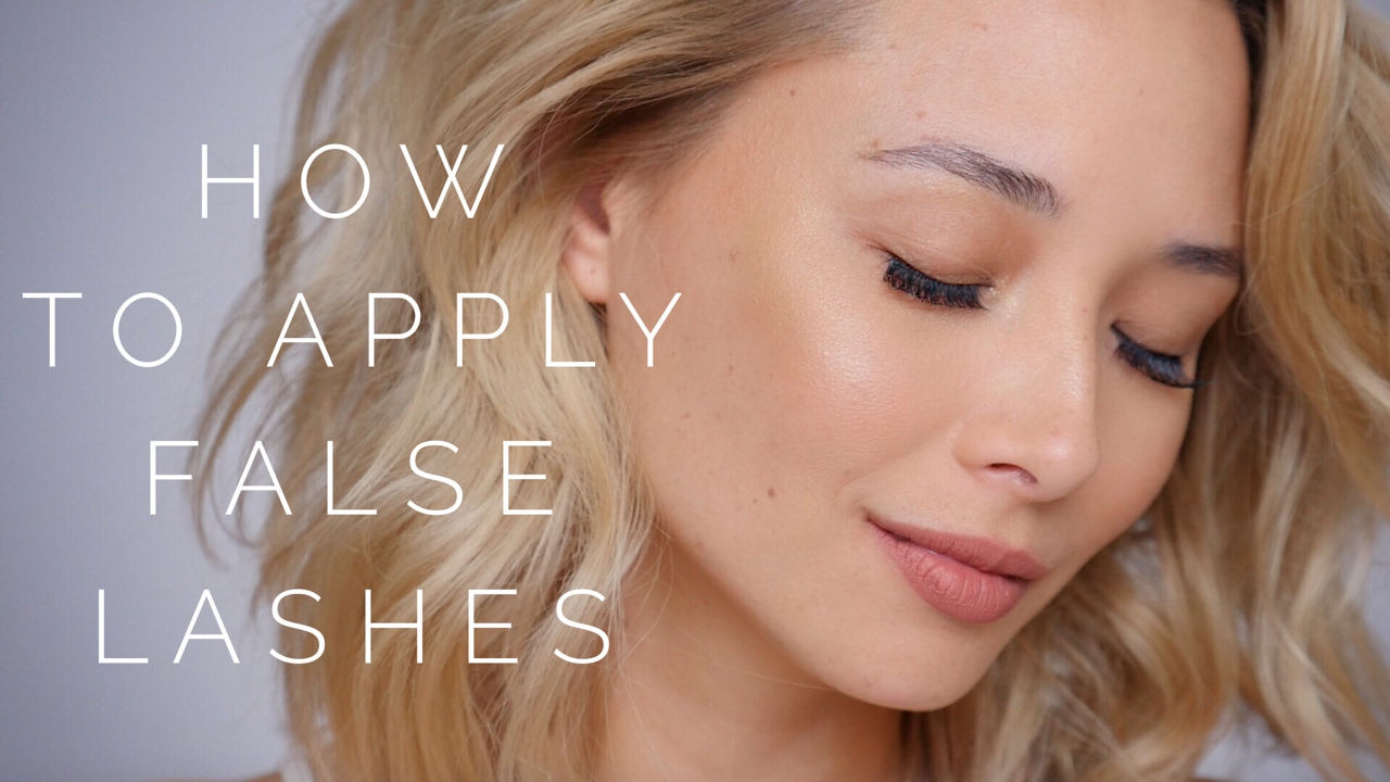 How To Apply False Eyelashes Beginners Tutorial Aja Dang Youtube
