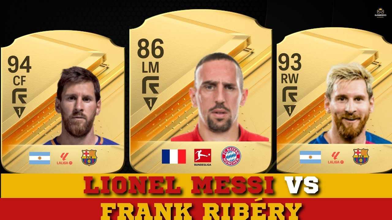 EVOLUÇÃO DO LIONEL MESSI VS FRANK RIBÉRY🤯🔥 - FIFA 02 - EA FC 24 - YouTube