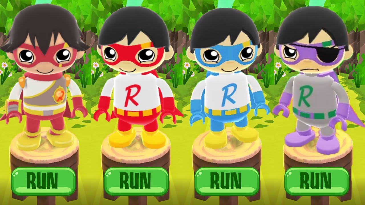 Tag with Ryan's World the Movie - Hero Red Titan Ryan vs Dark Titan vs ...