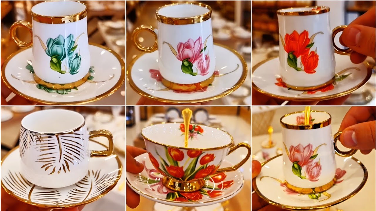 Iraq Tea Cups Designs 2024// Decorative Cups for Tea// Unique Tea Cups ...