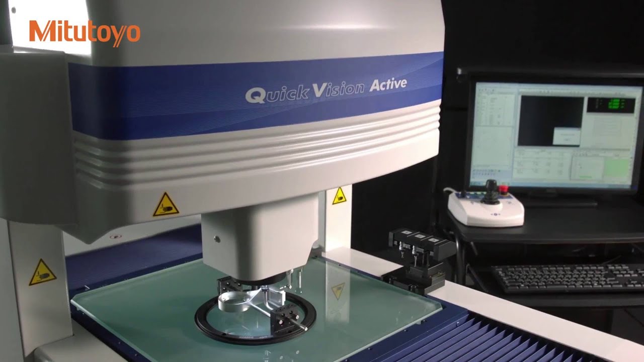 Mitutoyo´s new CNC vision measuring system | Quick Vision Active - YouTube