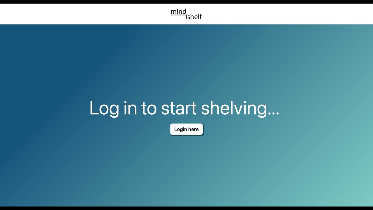 MindShelf Demo - YouTube