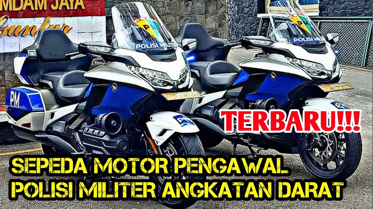 SEPEDA MOTOR TERBARU POLISI MILITER ANGKATAN DARAT - YouTube