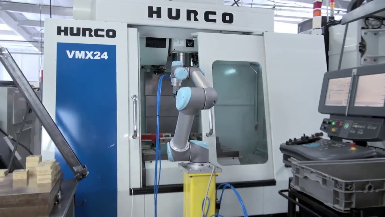 Universal Robots - CNC tasks - YouTube