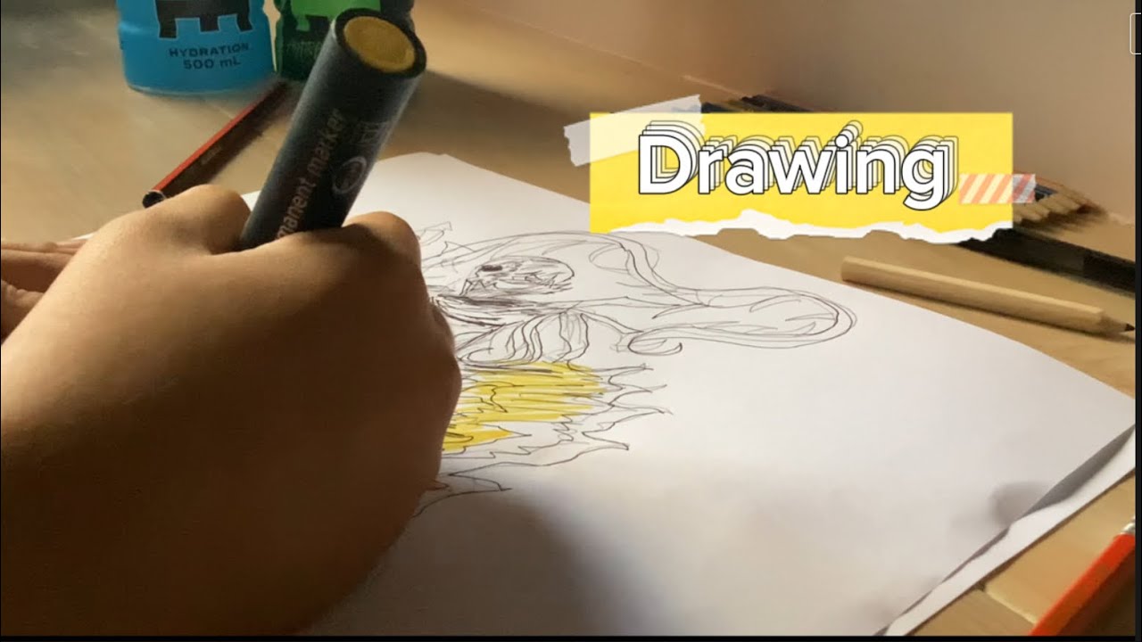 Drawing SOMTHING idk what it is - YouTube