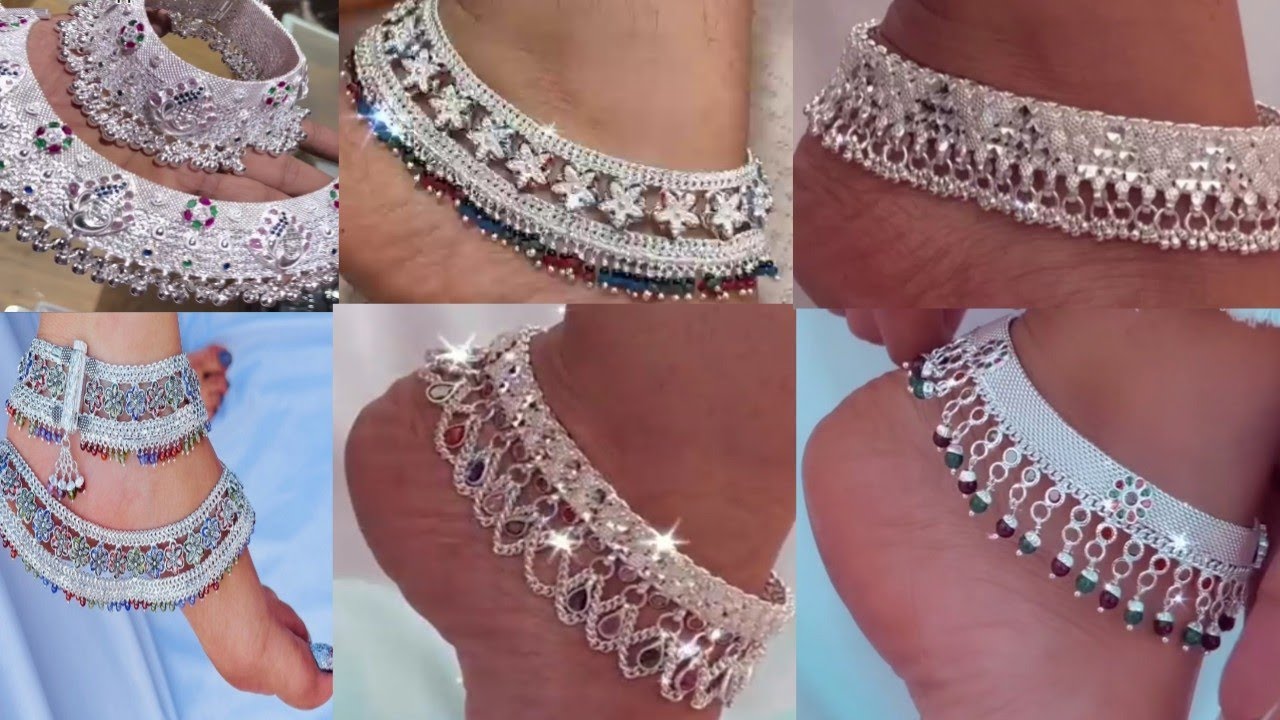 Silver payal collection/payal/Chandi payal/ beautifllu payal/jk ...