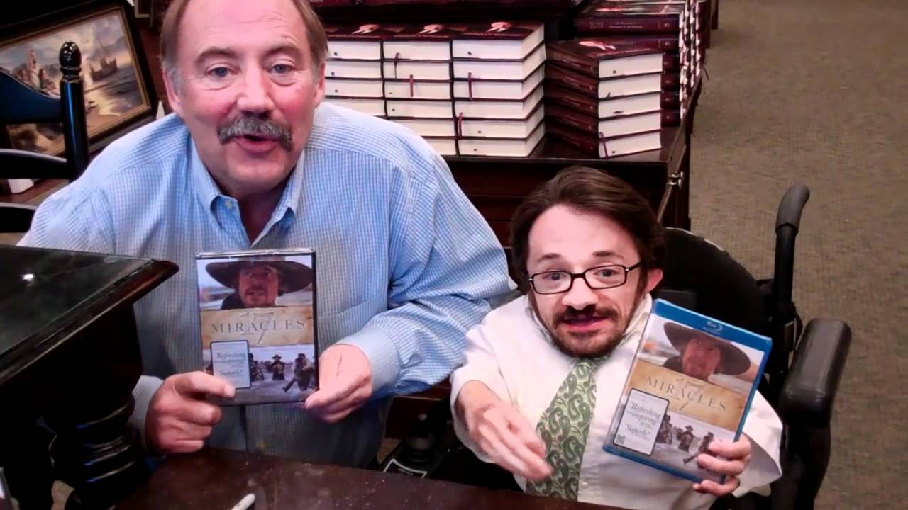 TC Christensen and Travis Eberhard Signing 17 Miracles DVDs at Deseret ...