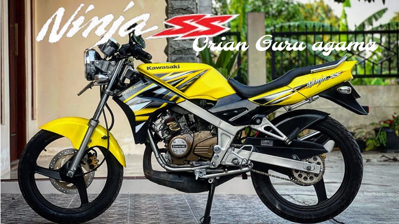 Kawasaki Ninja SS kuning asli Orian saja endak neko-neko!! Style Pak ...