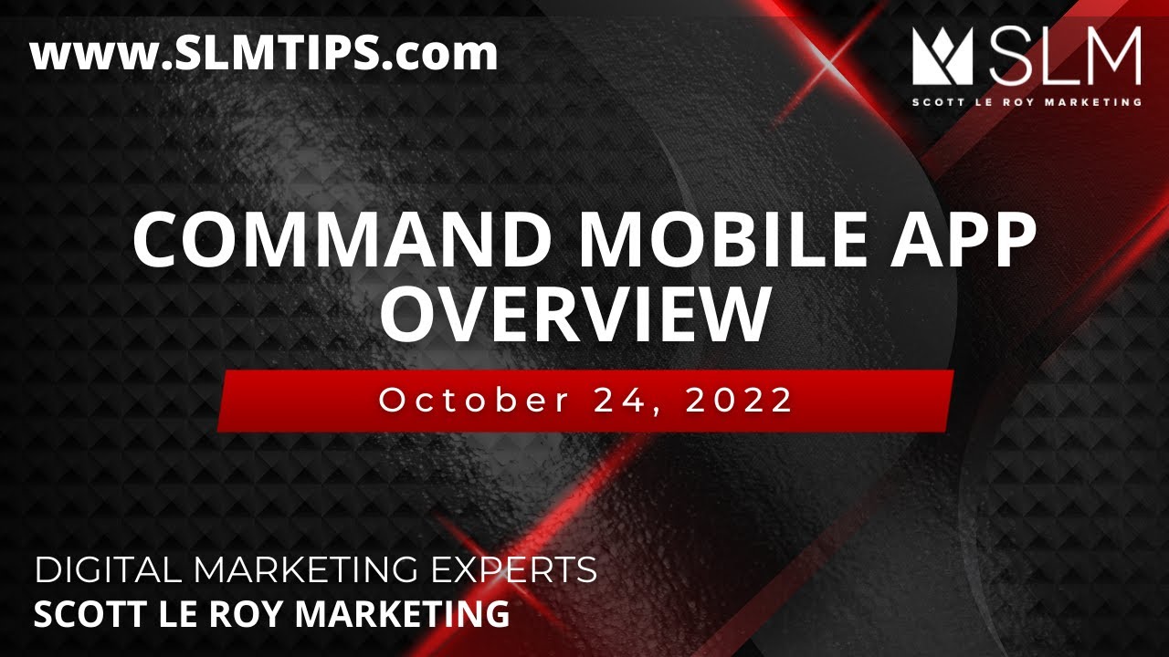 Command Mobile App Overview - 10/24 - YouTube