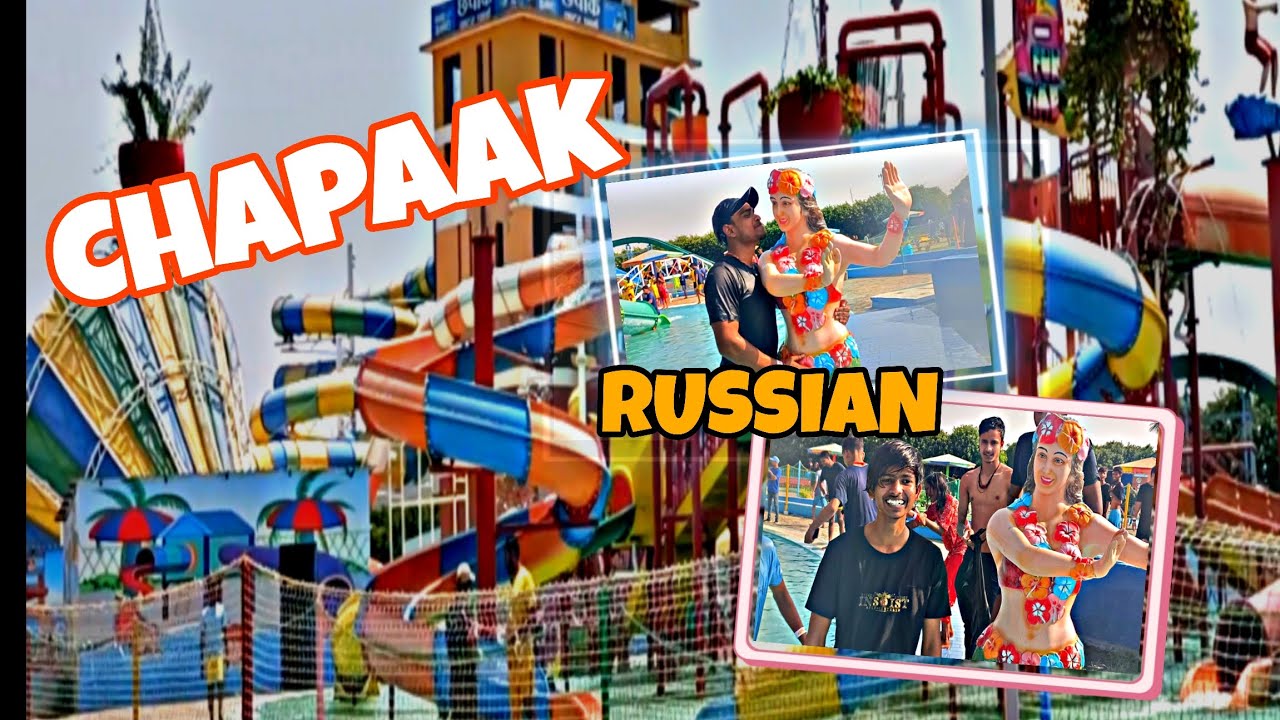 Chapaak Water with Russia 😂🔥👀 #viral #chhapaak #waterpark #russian # ...