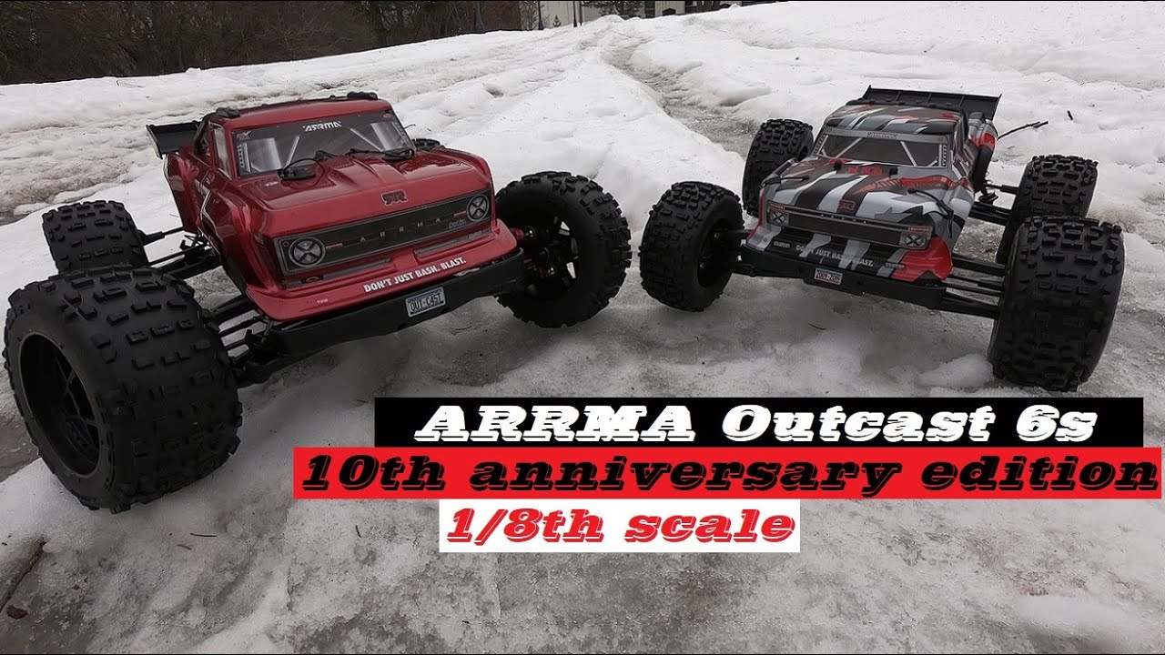 ARRMA Outcast 6s 10th anniversary edition - Тест с 5кой - YouTube
