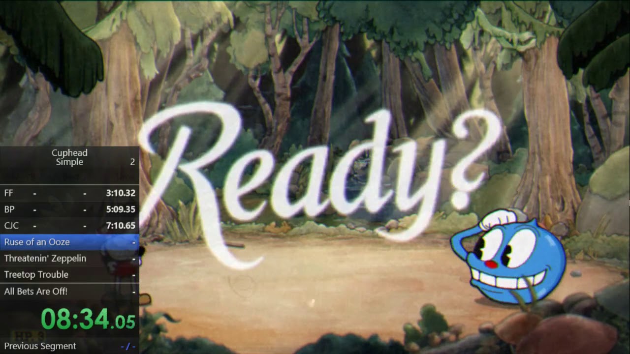 Cuphead Speedrun - Simple in 43:24.66 (Former WR) - YouTube