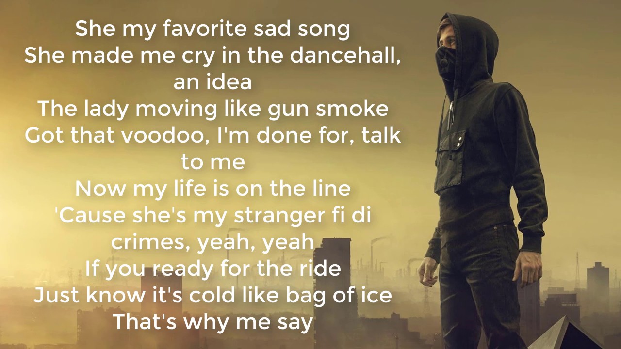 Alan Walker - Lonely LYRIC VIDEO Feat. Steve Aoki Isak Omar Noir - YouTube