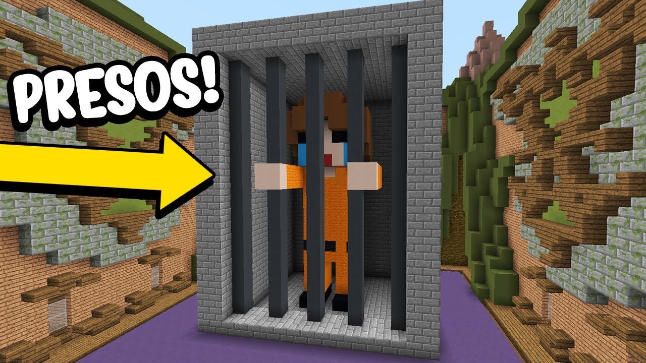 Minecraft Os Youtubers Foram Presos Build Tubers Youtube