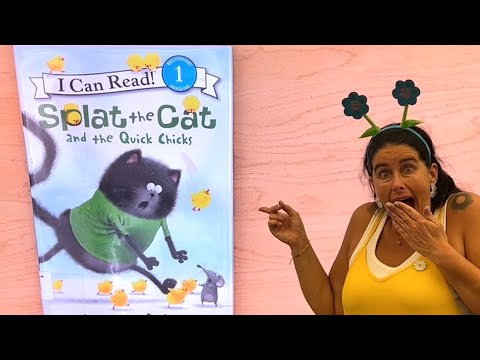 Spring Book: Splat the Cat and the Quick Chicks by Laura Driscoll - YouTube