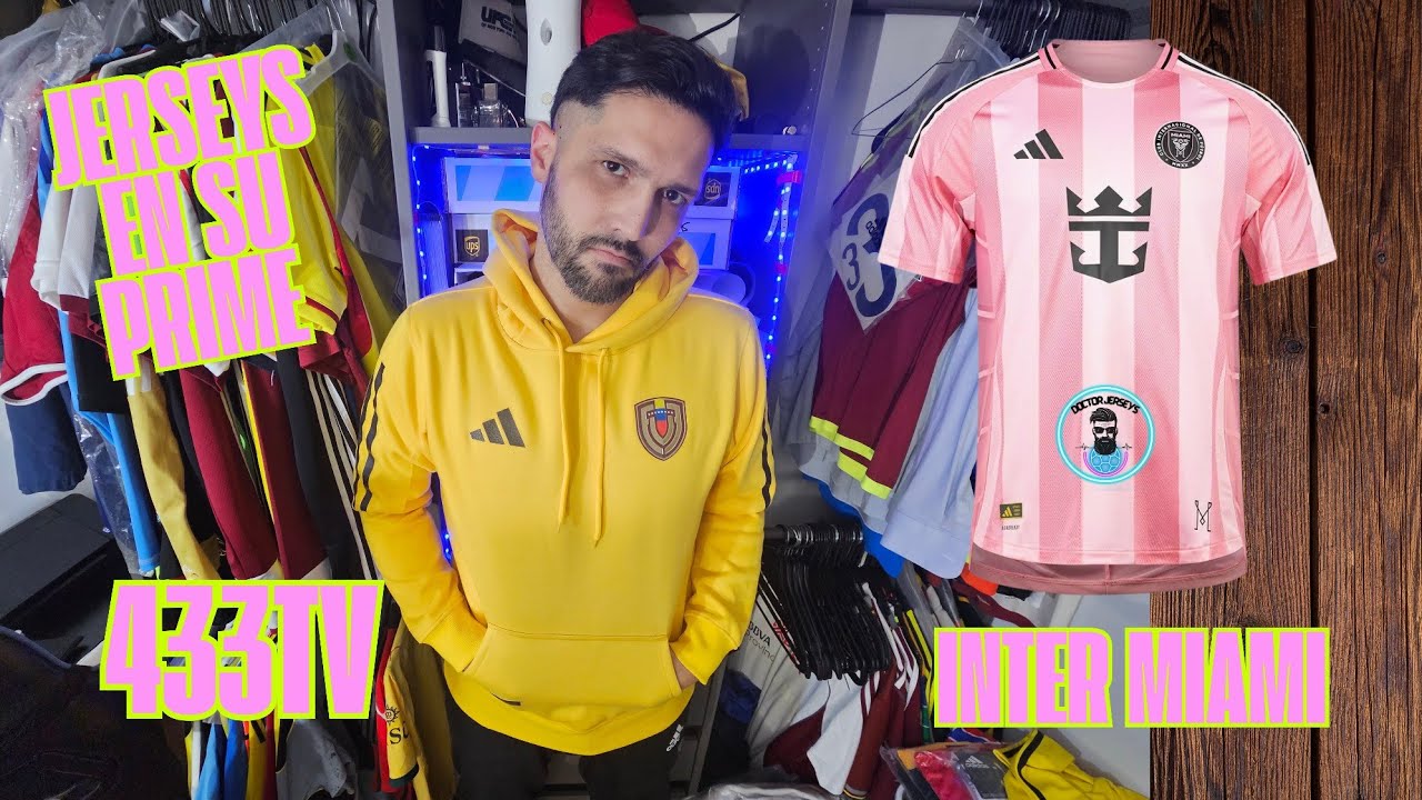 Jerseys En Su Prime Inter Miami 2025 Jersey Home y tercera Camiseta ...