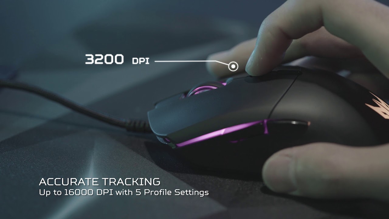 Predator Cestus 330 Palm Grip Gaming Mouse | Predator - YouTube