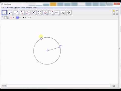 geogebra tutorial - isosceles triangle - YouTube