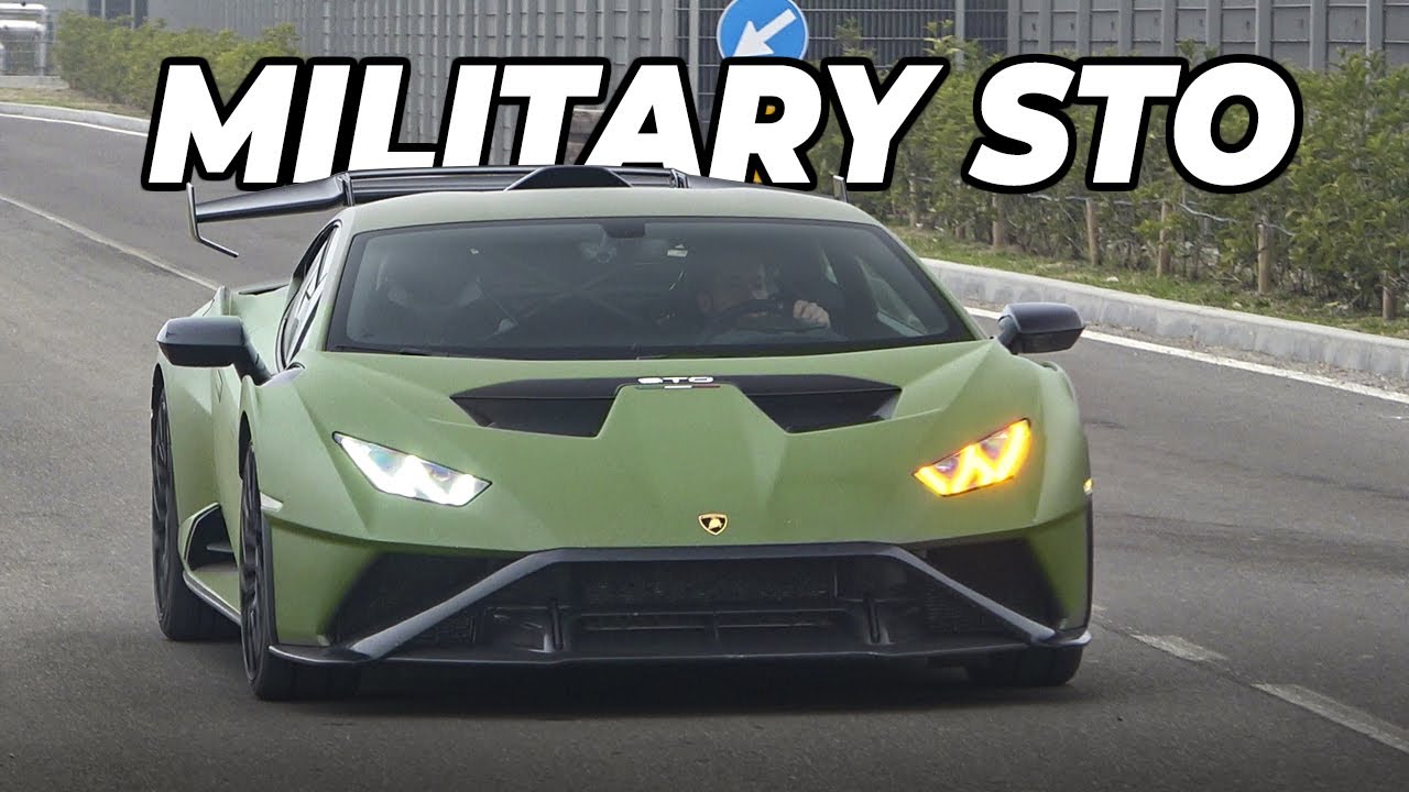 The MILITARY LAMBORGHINI Huracan STO - YouTube