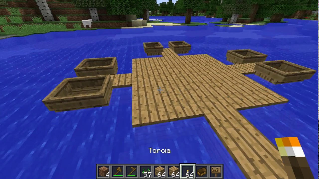 Come creare un porto su Minecraft - YouTube