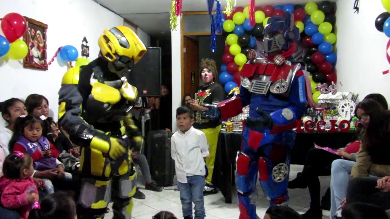 TRANSFORMERS SHOW INFANTIL CHINCHA - Sunampe - YouTube
