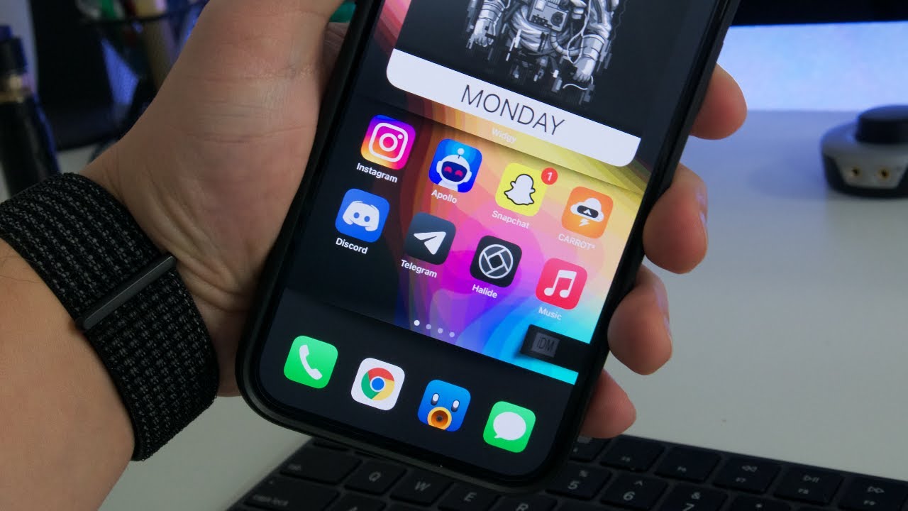 Invisible Dock Overlay Mod Any Wallpaper Shortcut - YouTube