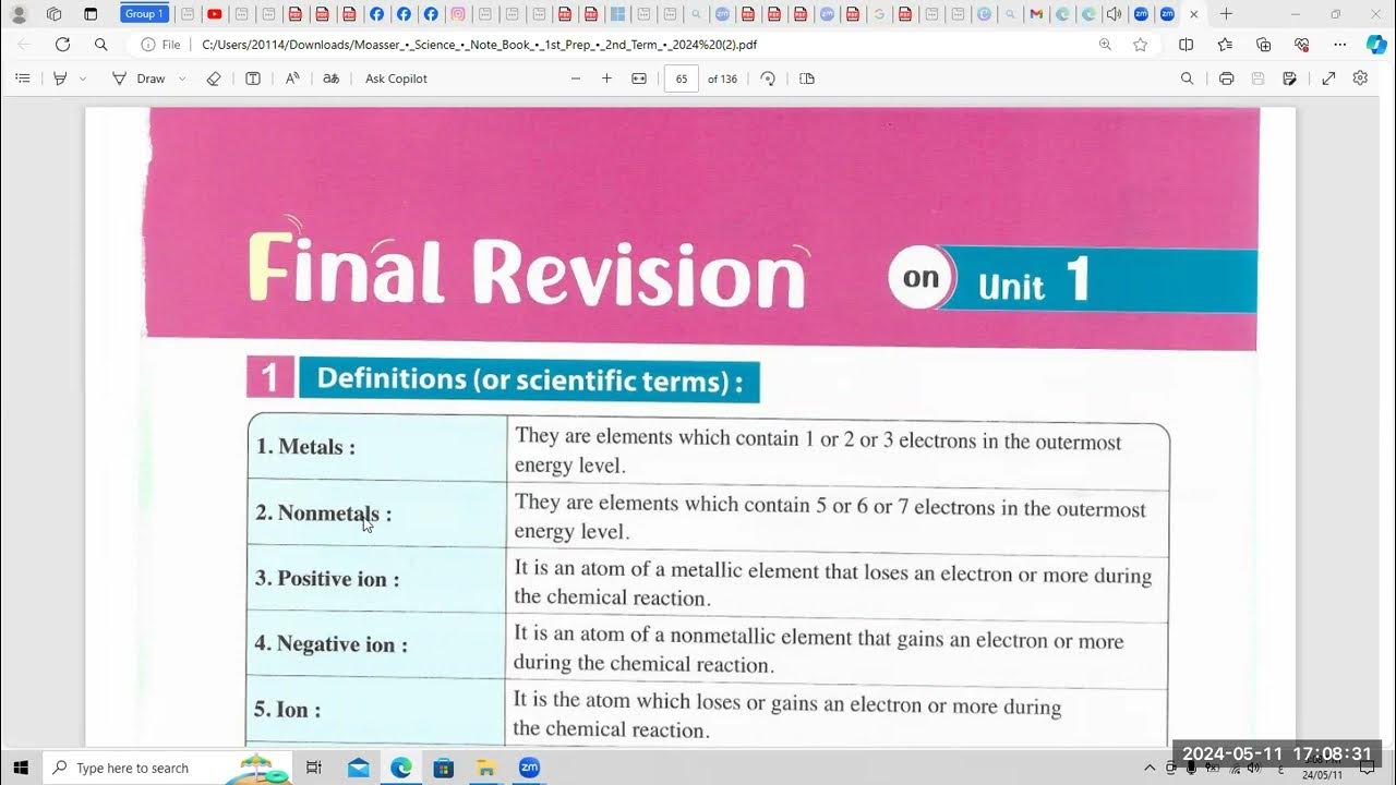 g7- prep1- final revision- unit1- part1 - YouTube