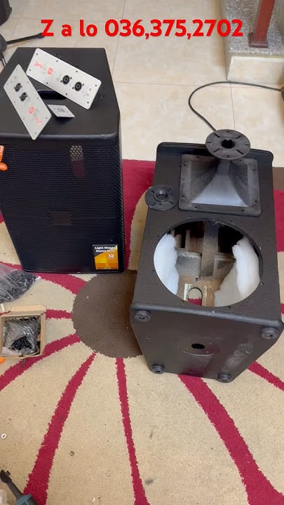 Vỏ thùng loa full 30 jbl 6120, ván ép, chôn ren #loa #karaoke #jbl #vothungloa - YouTube