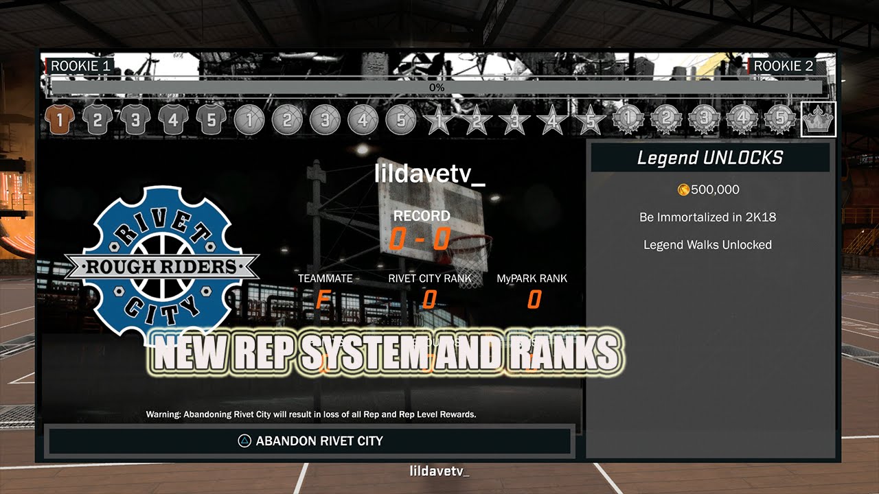 NBA 2K17 New REP SYSTEM AND RANKS EXPLAINED - YouTube