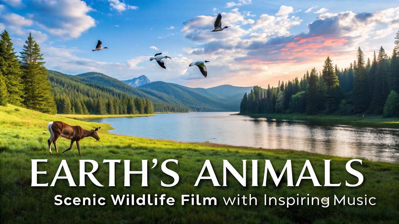 Earth's Animals - Scenic Wildlife Film with Inspiring Music - YouTube