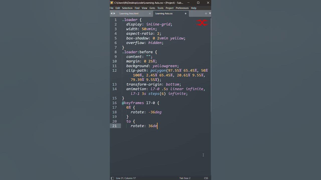 Rolling Hexagon | HTML CSS - YouTube