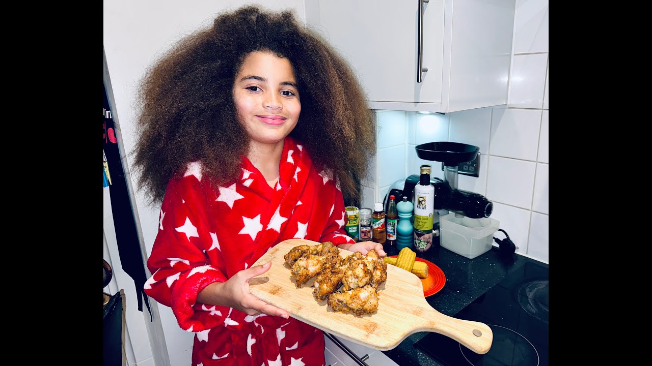 Farouk James gets cooking. Spicy Fried Chicken wings Caribbean style ...