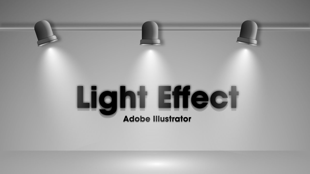 Light Effect speed tutorial Adobe Illustrator CC - YouTube