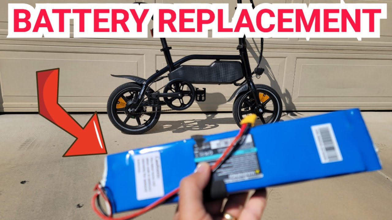 Onebot S1 Ebike : Battery replacement - YouTube