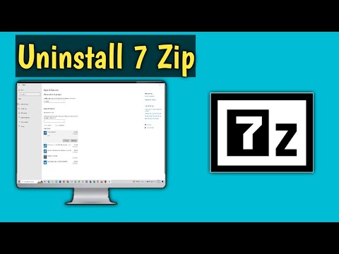 2 How to Uninstall 7 Zip on Windows - YouTube