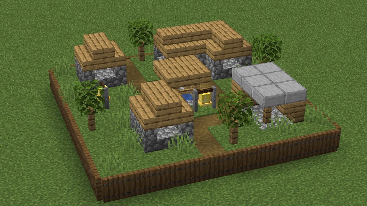 Mini Village Biome in Minecraft - YouTube