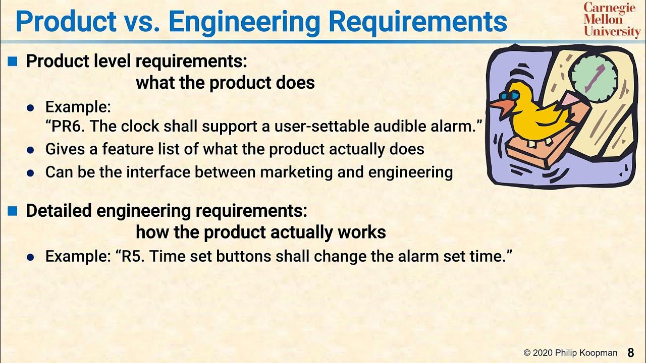 L07 08 Product vs Engineering Requirements - YouTube
