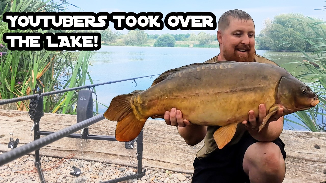 First Time CARP FISHING At Merrington Fishery! Invited Onto The Youtube ...