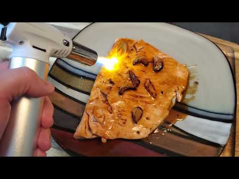 Torching Mango-Habanero Glazed Salmon - YouTube