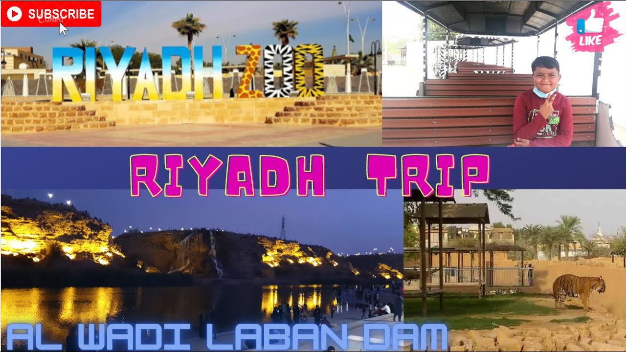Riyadh Trip | Part 2 of 3| Riyadh Zoo| Al Wadi Laban Dam| Gallery Mall ...