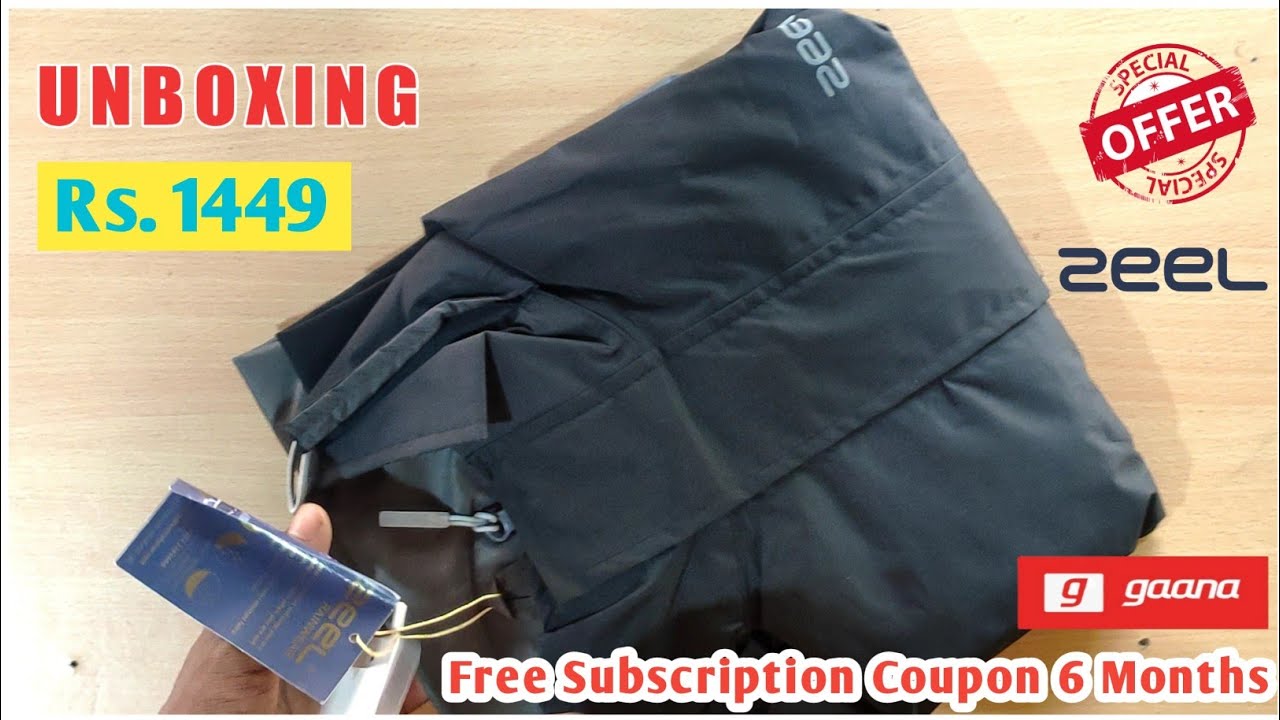 ZEEL Raincoat Unboxing | Best ZEEL Rain Wear For Men - YouTube