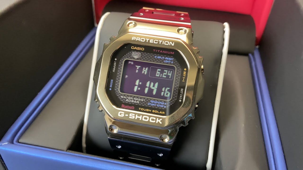Casio G-Shock Multicolor Square! Limited Edition Titanium - YouTube