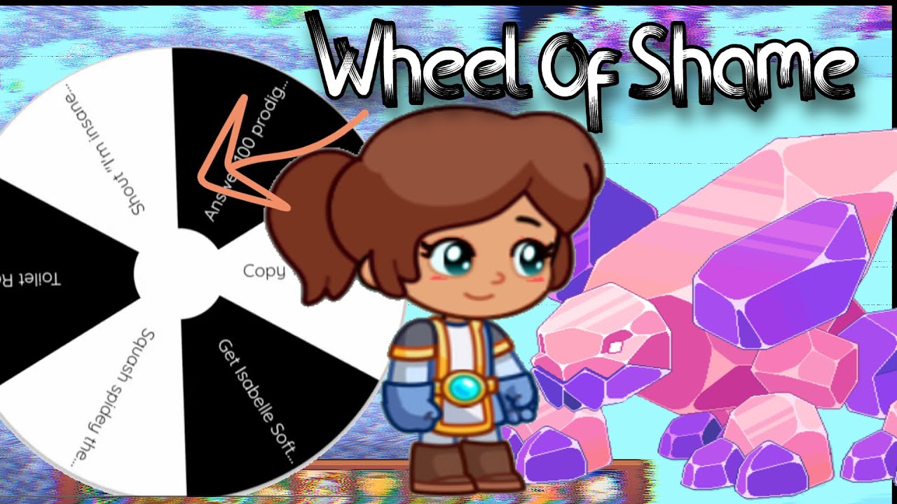 Crystal Caverns Hardcore With WHEEL OF SHAME | Prodigy Math Game - YouTube